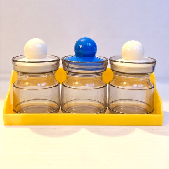 Vintage | Kitchen | Mid Century Modern Bottles Mcm Spice Rack Vintage ...